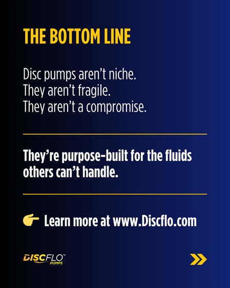 Four Sludge Pumping Challenges Discflo Disc Pumps Solve
